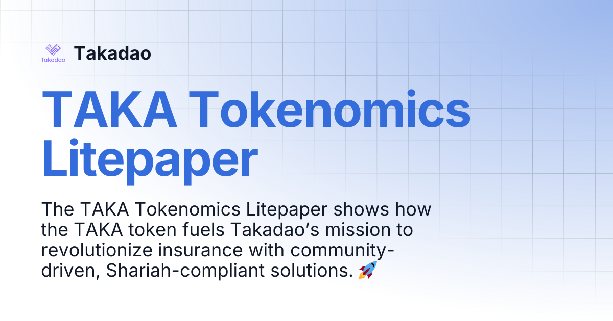 TAKA Tokenomics Litepaper | Takadao